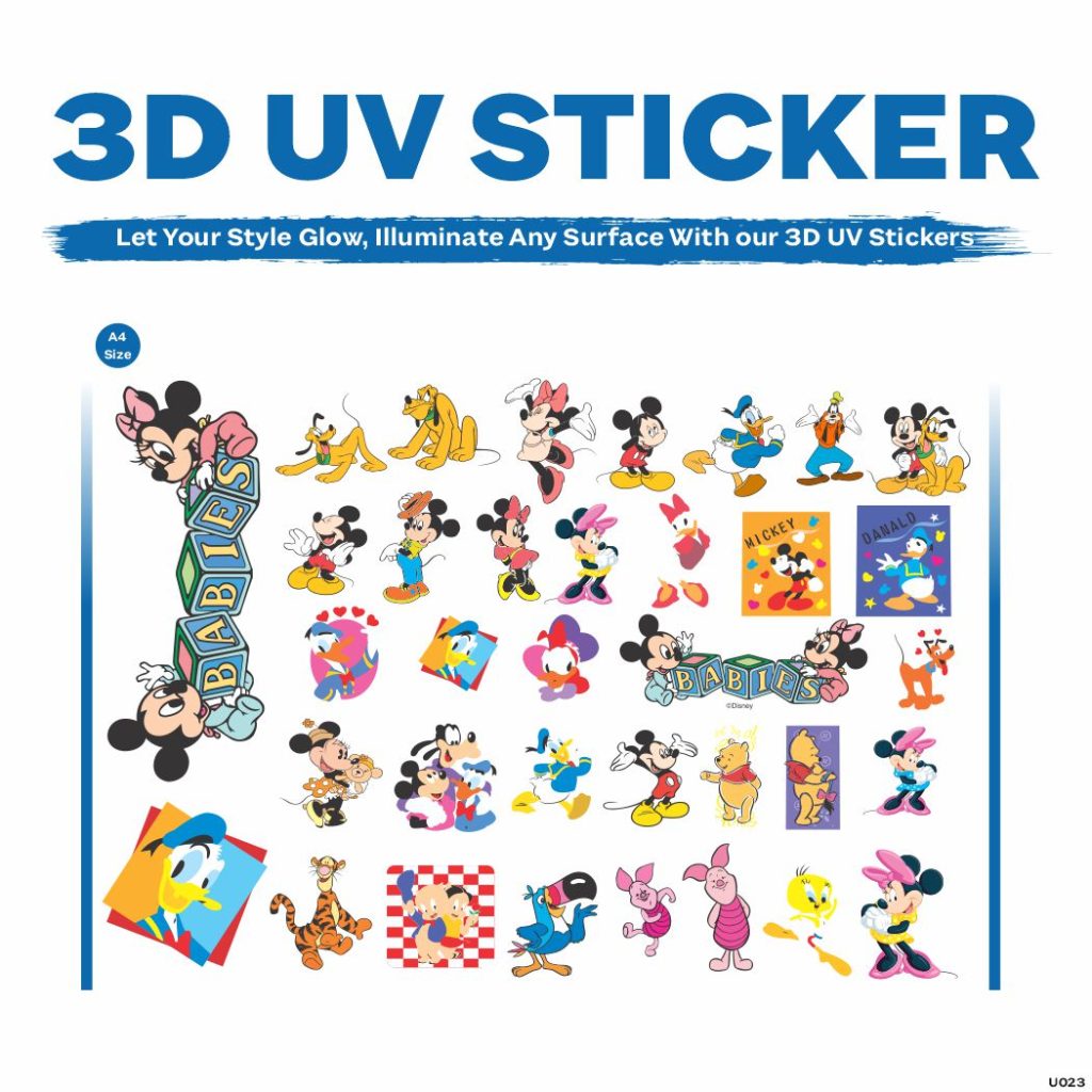 UV Dtf Sticker - Vibrant Colour